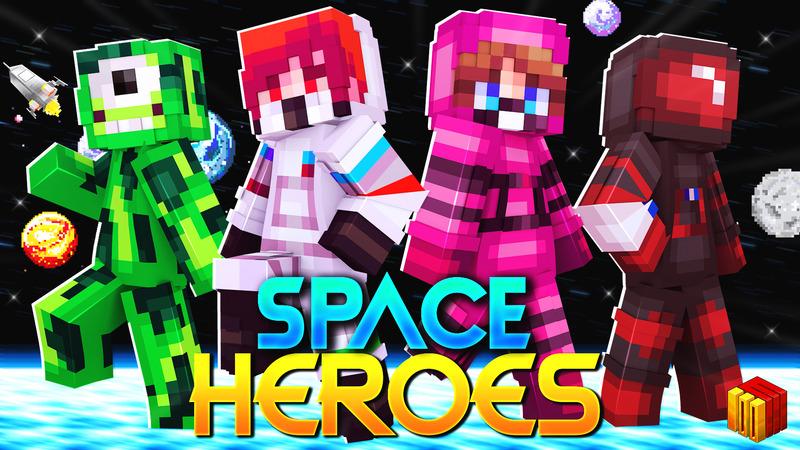 Space Heroes by 100Media | CHUNK - Minecraft Bedrock Marketplace Explorer