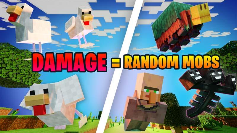 DAMAGE = RANDOM MOBS by 4KS Studios | CHUNK - Minecraft Bedrock Marketplace Explorer