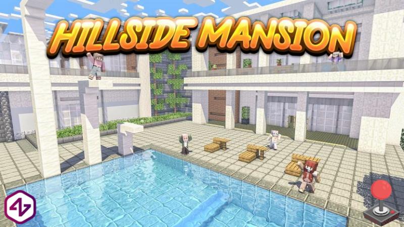 Hillside Mansion by 4KS Studios | CHUNK - Minecraft Bedrock Marketplace Explorer