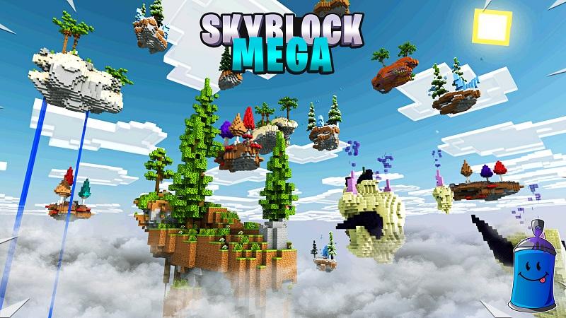 Mega Skyblock by 4KS Studios | CHUNK - Minecraft Bedrock Marketplace Explorer