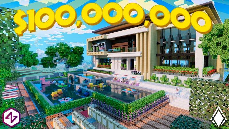 Millionaire Mansion Party by 4KS Studios | CHUNK - Minecraft Bedrock ...