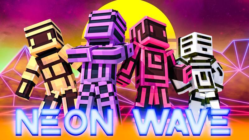 Neon Wave by 4KS Studios | CHUNK - Minecraft Bedrock Marketplace Explorer