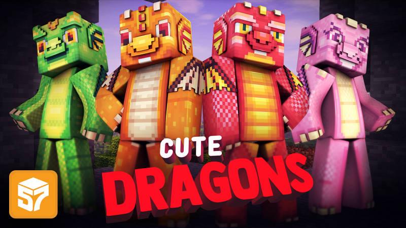 Cute Dragons by 57Digital | CHUNK - Minecraft Bedrock Marketplace Explorer