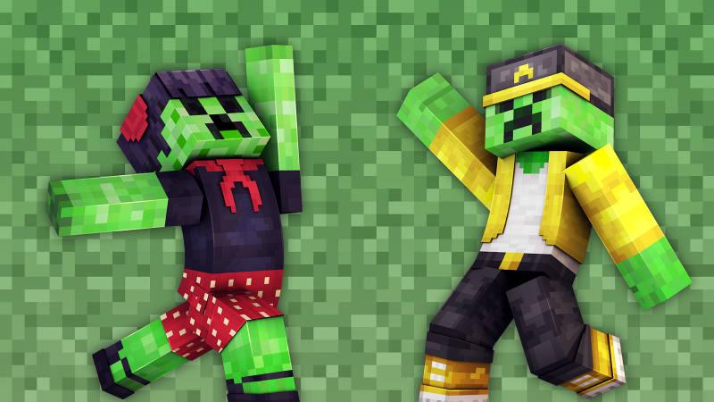 Dancing Creepers by 57Digital | CHUNK - Minecraft Bedrock Marketplace Explorer