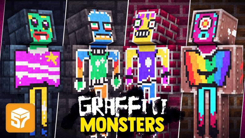 Graffiti Monsters by 57Digital | CHUNK - Minecraft Bedrock Marketplace ...