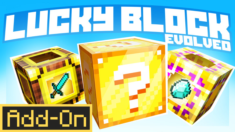 Lucky Block Evolved Add-On by 57Digital | CHUNK - Minecraft Bedrock Marketplace Explorer