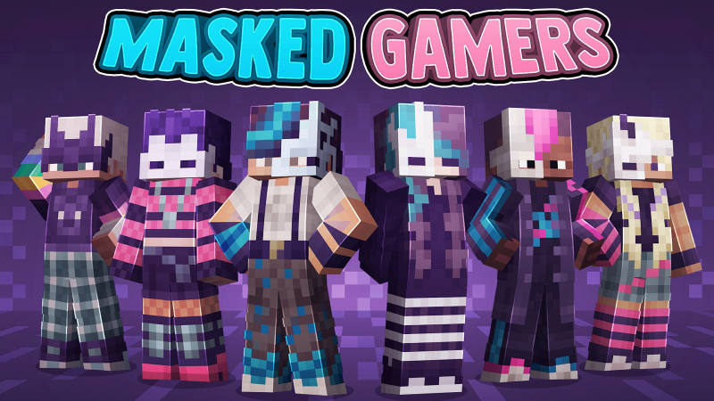 Masked Gamers by 57Digital | CHUNK - Minecraft Bedrock Marketplace Explorer