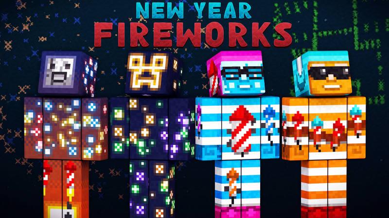 New Year Fireworks by 57Digital | CHUNK - Minecraft Bedrock Marketplace Explorer