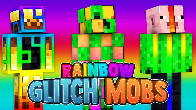 Rainbow Glitch Mobs by 57Digital | CHUNK - Minecraft Bedrock ...