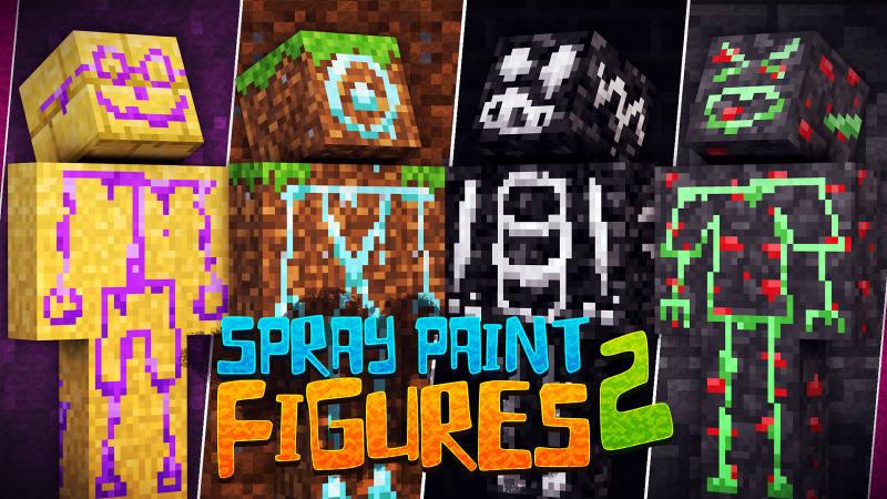 Spray Paint Figures 2 by 57Digital | CHUNK - Minecraft Bedrock Marketplace Explorer