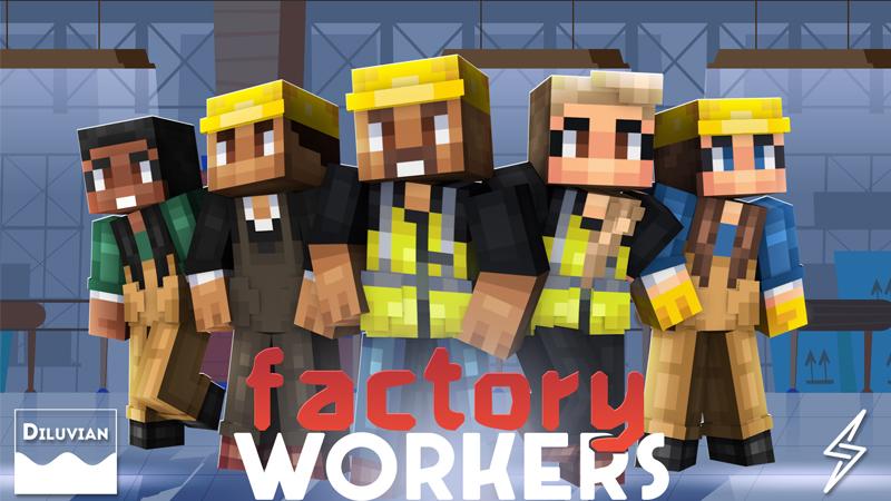 Factory Workers by A30x1 | CHUNK - Minecraft Bedrock Marketplace Explorer
