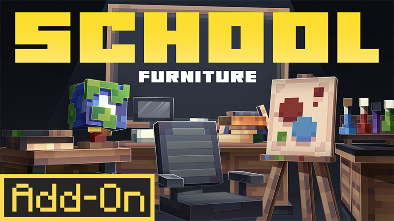 SCHOOL FURNITURE by Ambient Creations | CHUNK - Minecraft Bedrock ...