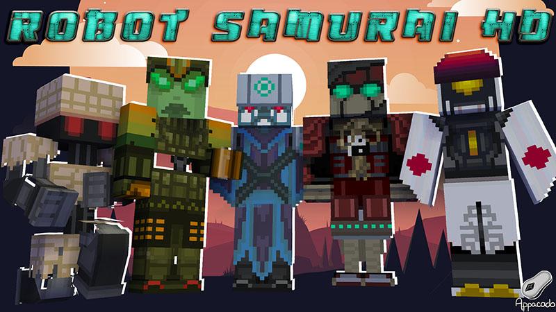 Robot Samurai HD by Appacado | CHUNK - Minecraft Bedrock Marketplace Explorer
