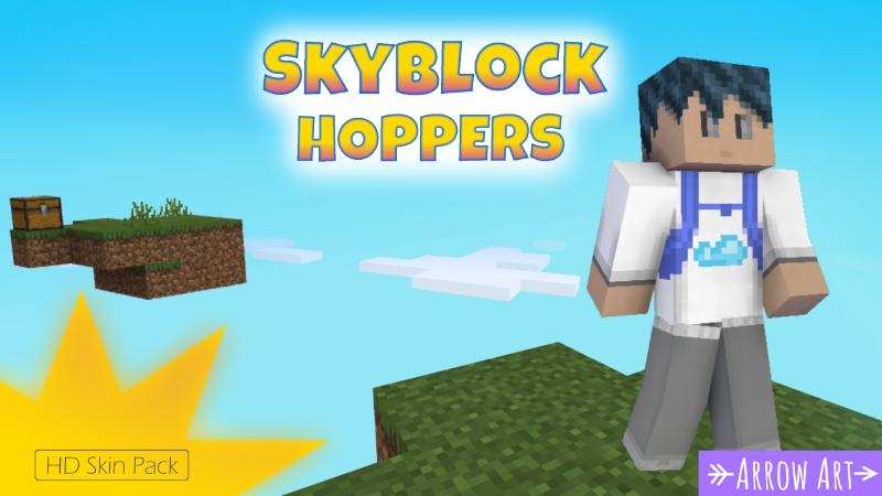 Skyblock Hoppers by Arrow Art Games | CHUNK - Minecraft Bedrock Marketplace Explorer
