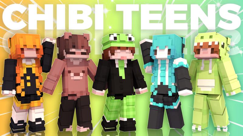 Chibi Teens by Asiago Bagels | CHUNK - Minecraft Bedrock Marketplace ...