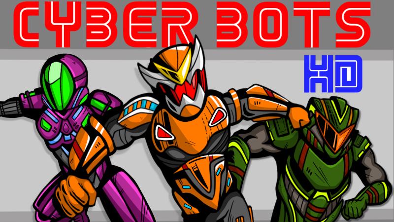 Cyber Bots HD by BBB Studios | CHUNK - Minecraft Bedrock Marketplace Explorer