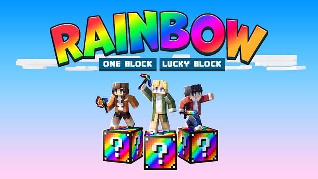 Rainbow One Block Lucky Block by BBB Studios | CHUNK - Minecraft ...