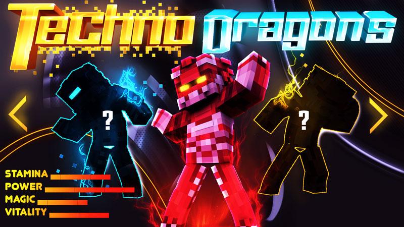 Techno Dragons by BBB Studios | CHUNK - Minecraft Bedrock Marketplace Explorer