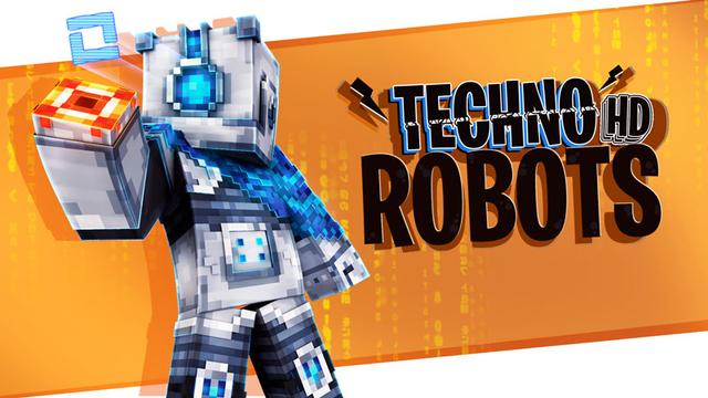 Techno Robots HD by BBB Studios | CHUNK - Minecraft Bedrock Marketplace Explorer