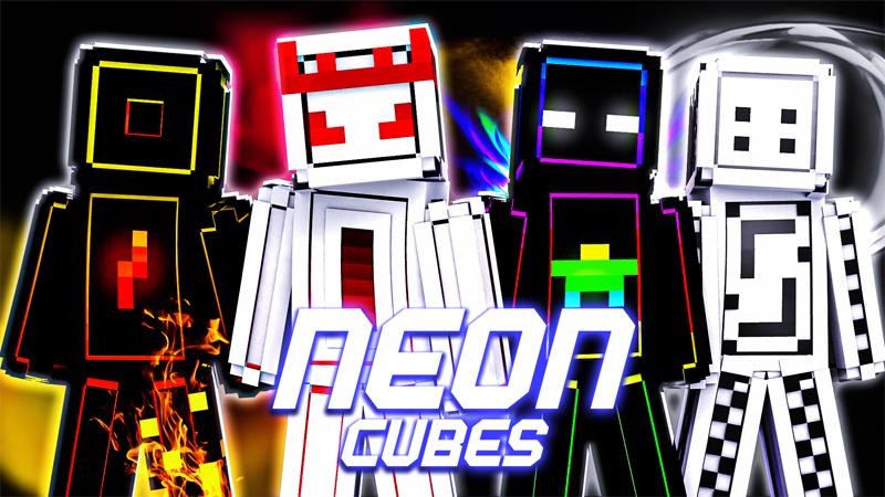 Neon Cubes by Big Dye Gaming | CHUNK - Minecraft Bedrock Marketplace ...