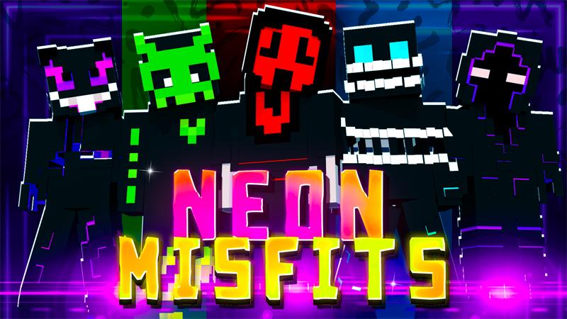 Neon Misfits by Big Dye Gaming | CHUNK - Minecraft Bedrock Marketplace ...