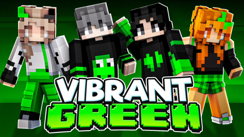 Vibrant Green by Big Dye Gaming | CHUNK - Minecraft Bedrock Marketplace ...
