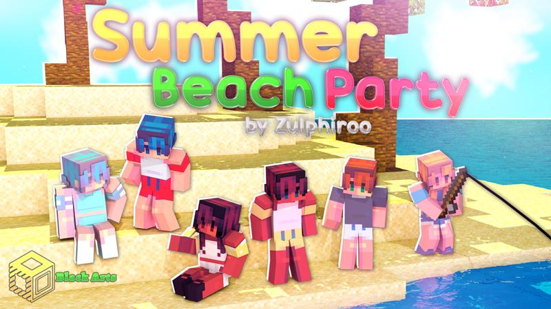 Summer Beach Party by Black Arts Studios | CHUNK - Minecraft Bedrock Marketplace Explorer