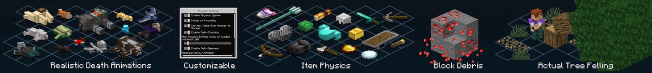 Item Physics & More Add-On by BLOCKLAB Studios | CHUNK - Minecraft ...