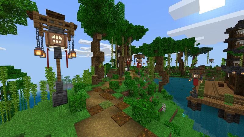 Japanese Village of Paradise by BLOCKLAB Studios | CHUNK - Minecraft ...