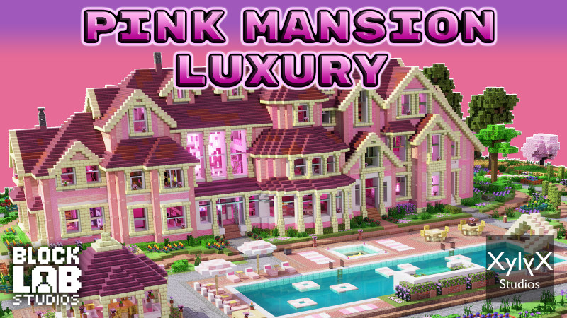 Pink Mansion Luxury by BLOCKLAB Studios | CHUNK - Minecraft Bedrock ...