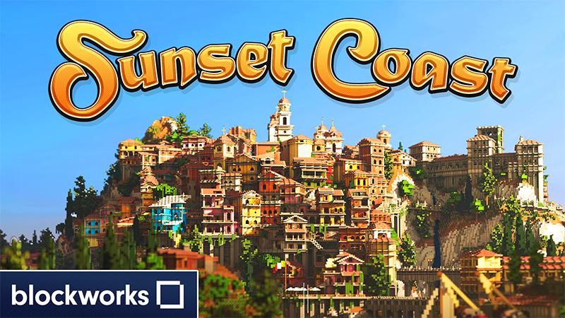 Sunset Coast by Blockworks | CHUNK - Minecraft Bedrock Marketplace Explorer