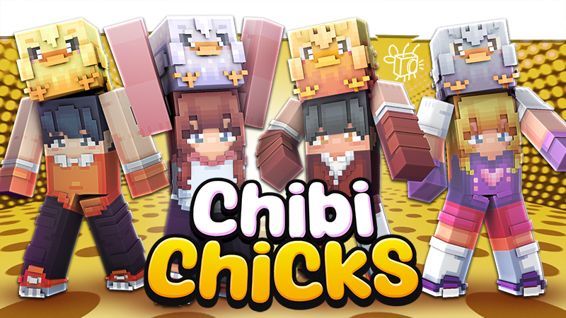 Chibi Chicks by Blu Shutter Bug | CHUNK - Minecraft Bedrock Marketplace ...