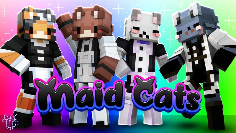 Maid Cats by Blu Shutter Bug | CHUNK - Minecraft Bedrock Marketplace Explorer