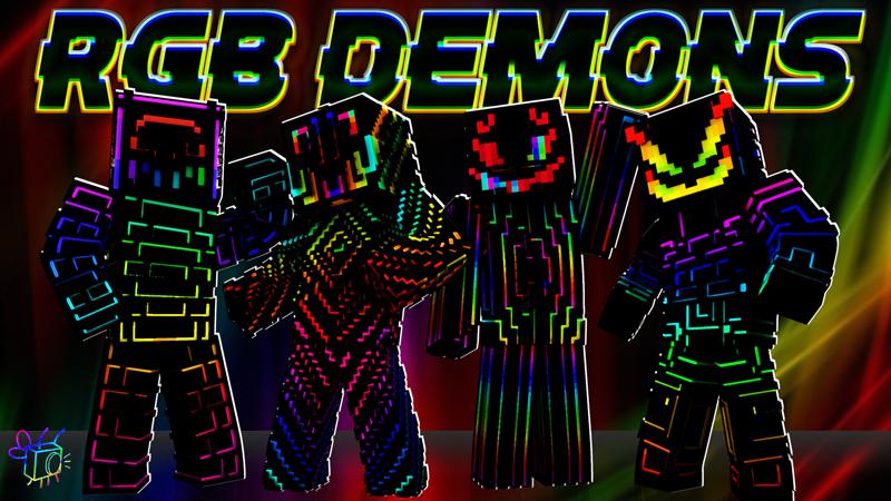 RGB Demons by Blu Shutter Bug | CHUNK - Minecraft Bedrock Marketplace ...