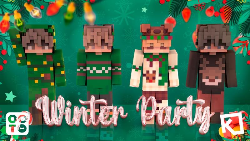 Winter Party by Box Build | CHUNK - Minecraft Bedrock Marketplace Explorer