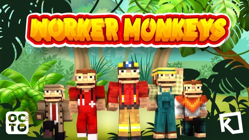Worker Monkeys by Box Build | CHUNK - Minecraft Bedrock Marketplace ...