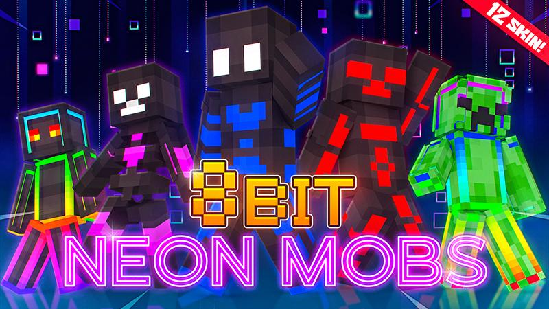 8Bit Neon Mobs by Bunny Studios | CHUNK - Minecraft Bedrock Marketplace ...