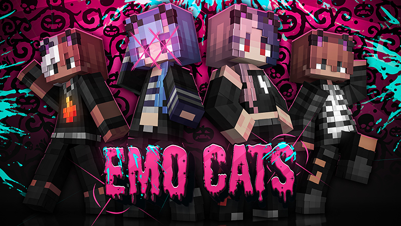 Emo Cats by Bunny Studios | CHUNK - Minecraft Bedrock Marketplace Explorer