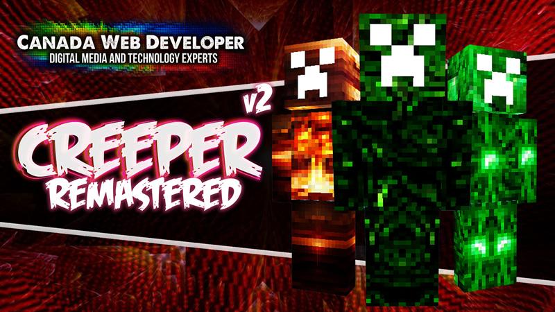 CREEPER REMASTERED V2 by CanadaWebDeveloper | CHUNK - Minecraft Bedrock Marketplace Explorer