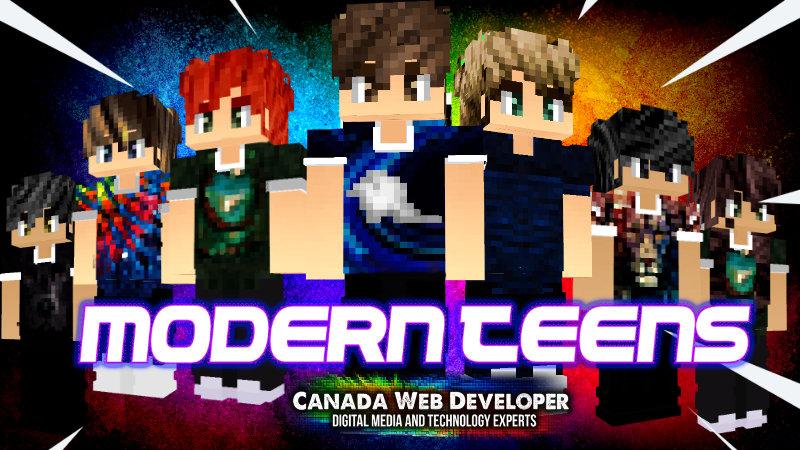MODERN TEENS by CanadaWebDeveloper | CHUNK - Minecraft Bedrock Marketplace Explorer