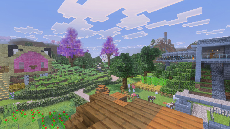 Aphmau's Pink Tree by CatFace | CHUNK - Minecraft Bedrock Marketplace ...