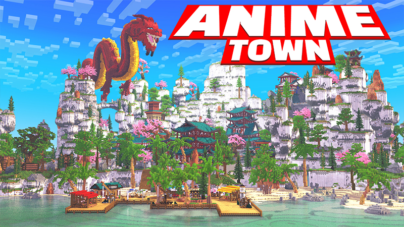 ANIME TOWN by ChewMingo | CHUNK - Minecraft Bedrock Marketplace Explorer
