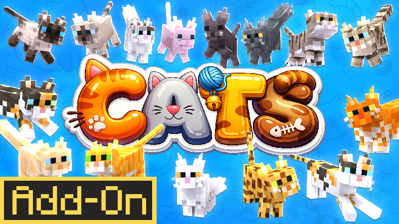 CATS Add-On by ChewMingo | CHUNK - Minecraft Bedrock Marketplace Explorer