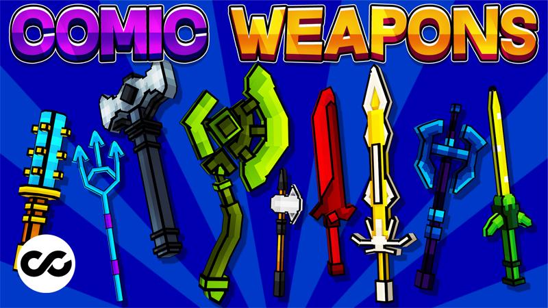 Comic Weapons by Chillcraft | CHUNK - Minecraft Bedrock Marketplace ...
