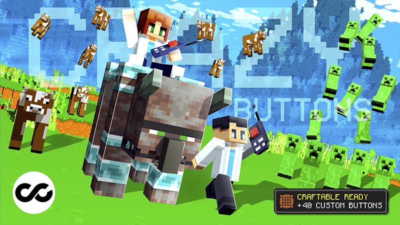 Craftable Crazy Buttons by Chillcraft | CHUNK - Minecraft Bedrock ...