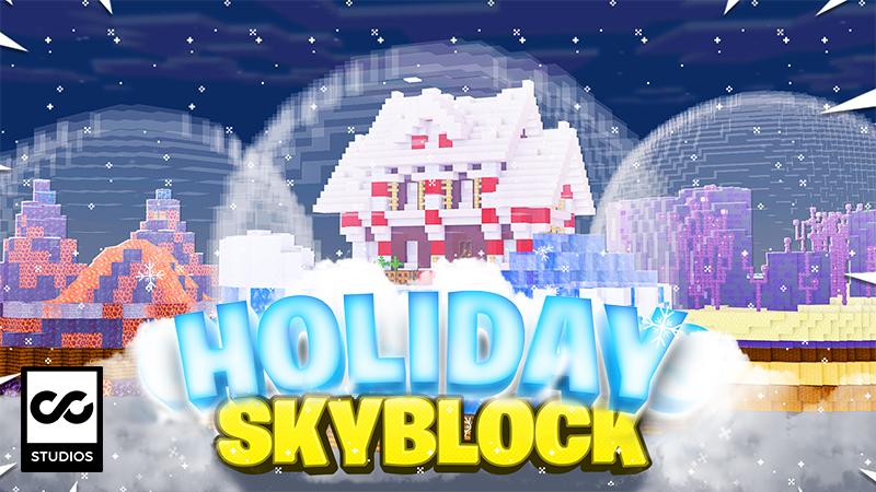Holiday Skyblock by Chillcraft | CHUNK - Minecraft Bedrock Marketplace Explorer