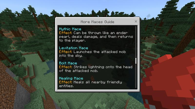 More Maces by Chillcraft | CHUNK - Minecraft Bedrock Marketplace Explorer