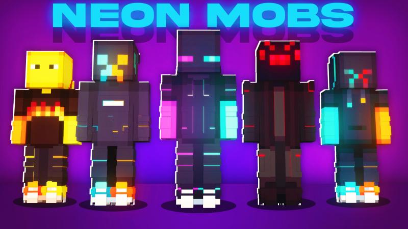 Neon Mobs by CHRONICOVERRIDE LLC | CHUNK - Minecraft Bedrock ...
