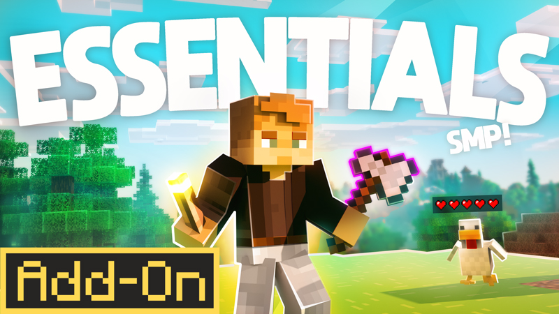 ESSENTIALS SMP! ADD-ON by Chunklabs | CHUNK - Minecraft Bedrock Marketplace Explorer