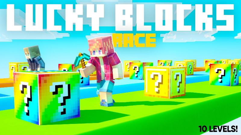 Lucky Blocks Race by Chunklabs | CHUNK - Minecraft Bedrock Marketplace Explorer